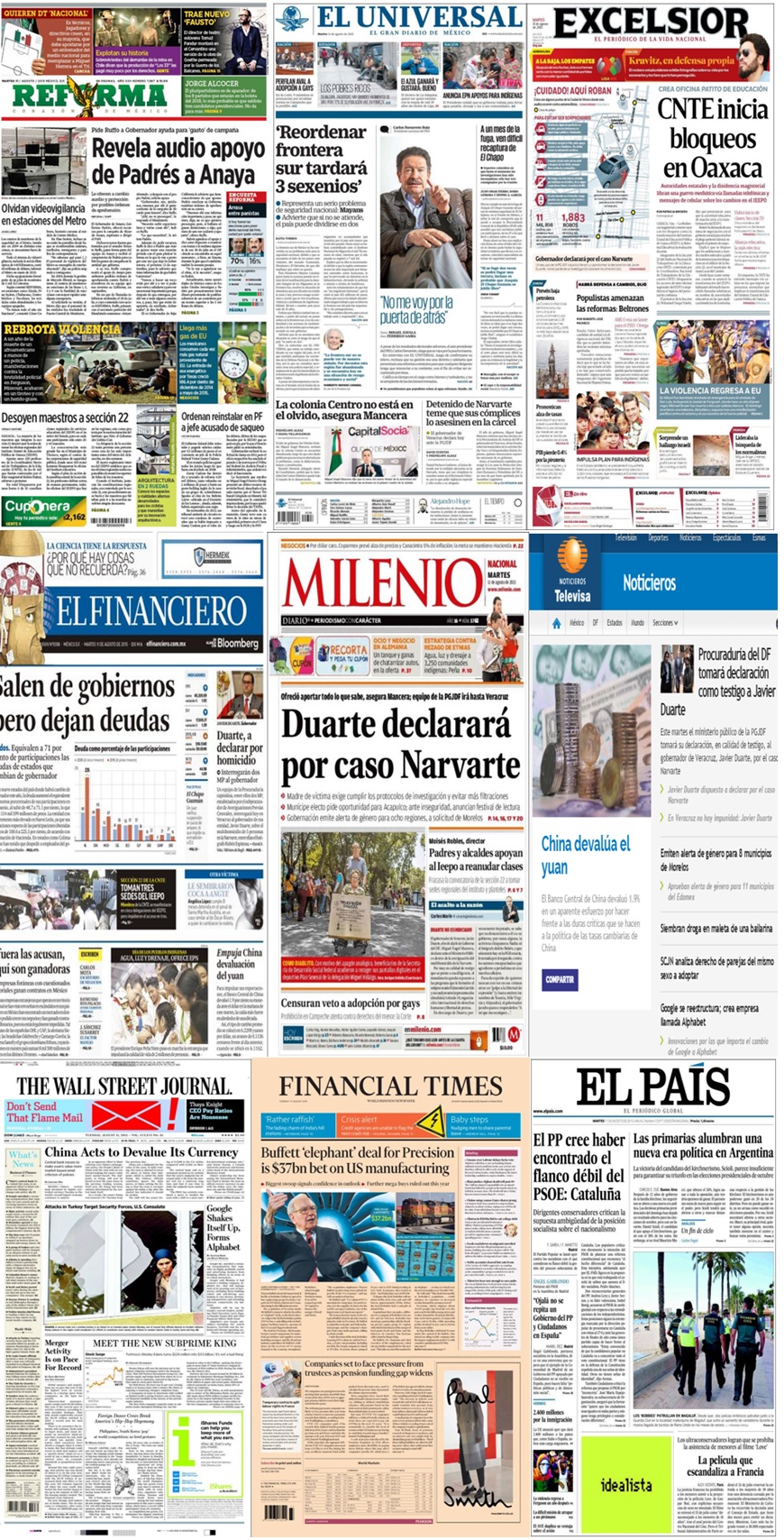 Los titulares del día en México y el mundo... | Arena Pública