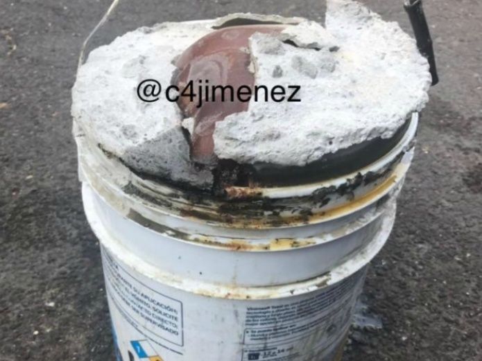 Hallan botes con cemento y restos humanos en la CDMX | Arena Pública