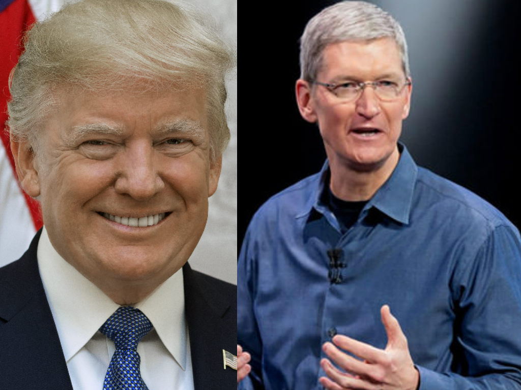 Donald Trump se reúne con Tim Cook de Apple