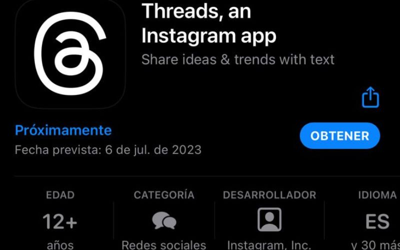 Meta lanza Threads, una nueva red social para competir con Twitter ...